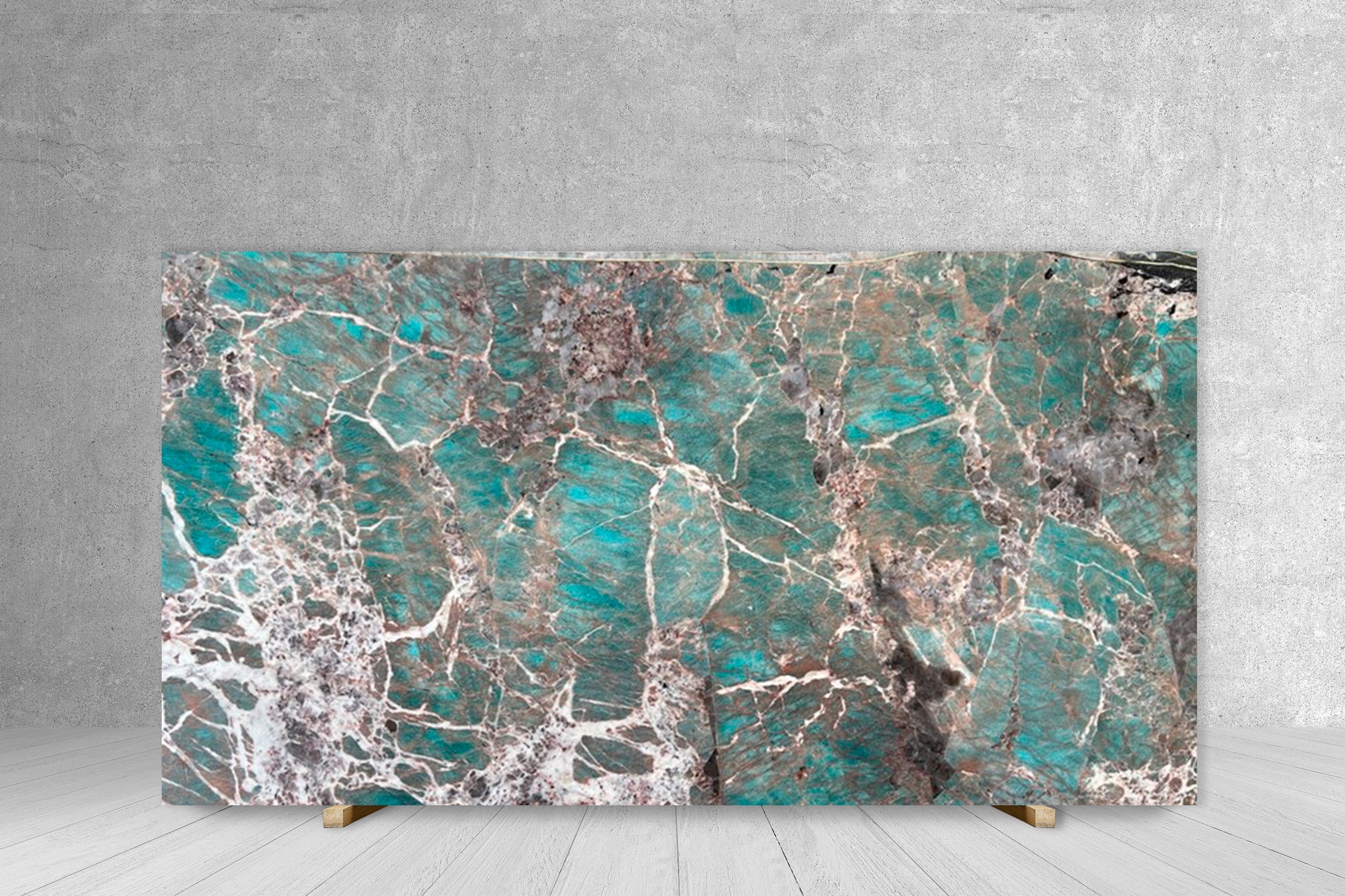 GRANITE AMAZONITE EXTRA POLISHED SLAB 3/4 125 x 61 – Tilehouz