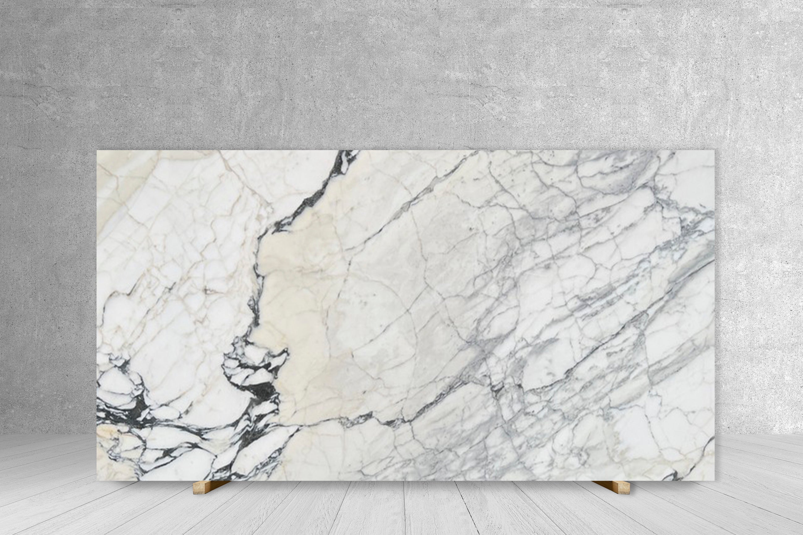 MARBLE CALACATTA PICASSO POLISHED SLAB 3/4 117 x 59 – Tilehouz