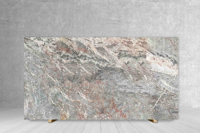 MARBLE FIOR DI PESCO CARNICO HONED SLAB 3/4 129 x 70 – Tilehouz