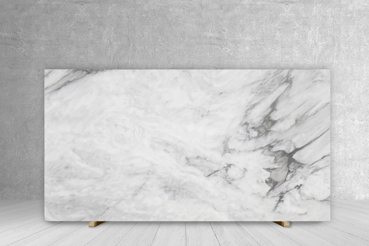 MARBLE WHITE FANTASY POLISHED SLAB 3/4 119 x 74 – Tilehouz