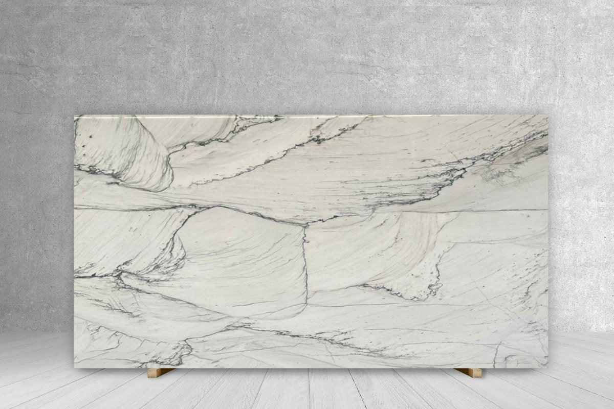 QUARTZITE FLORIDA WAVE POLISHED SLAB 3/4 128 x 80 – Tilehouz