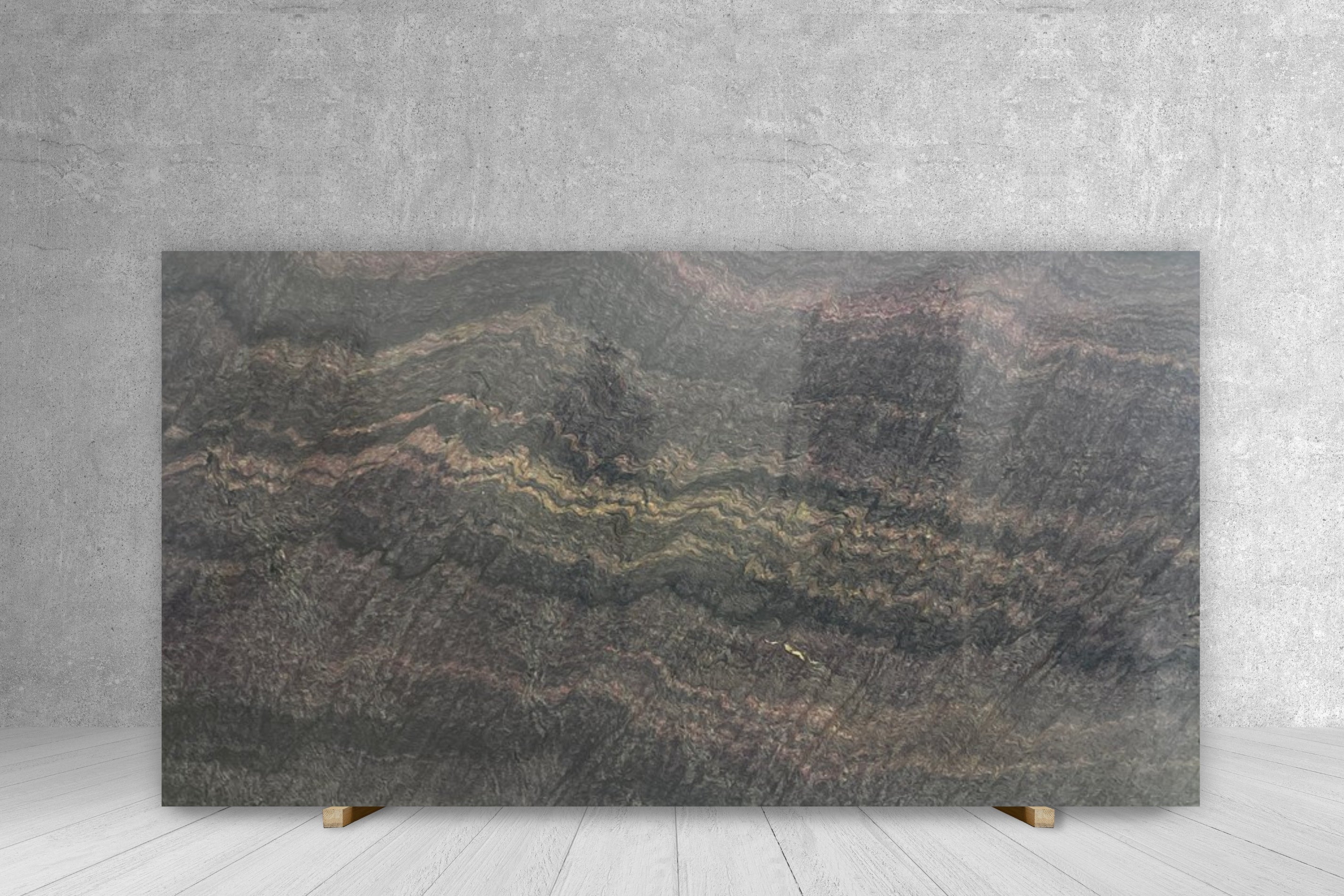 QUARTZITE THUNDER WAVE POLISHED SLAB 3/4 129 x 77 – Tilehouz