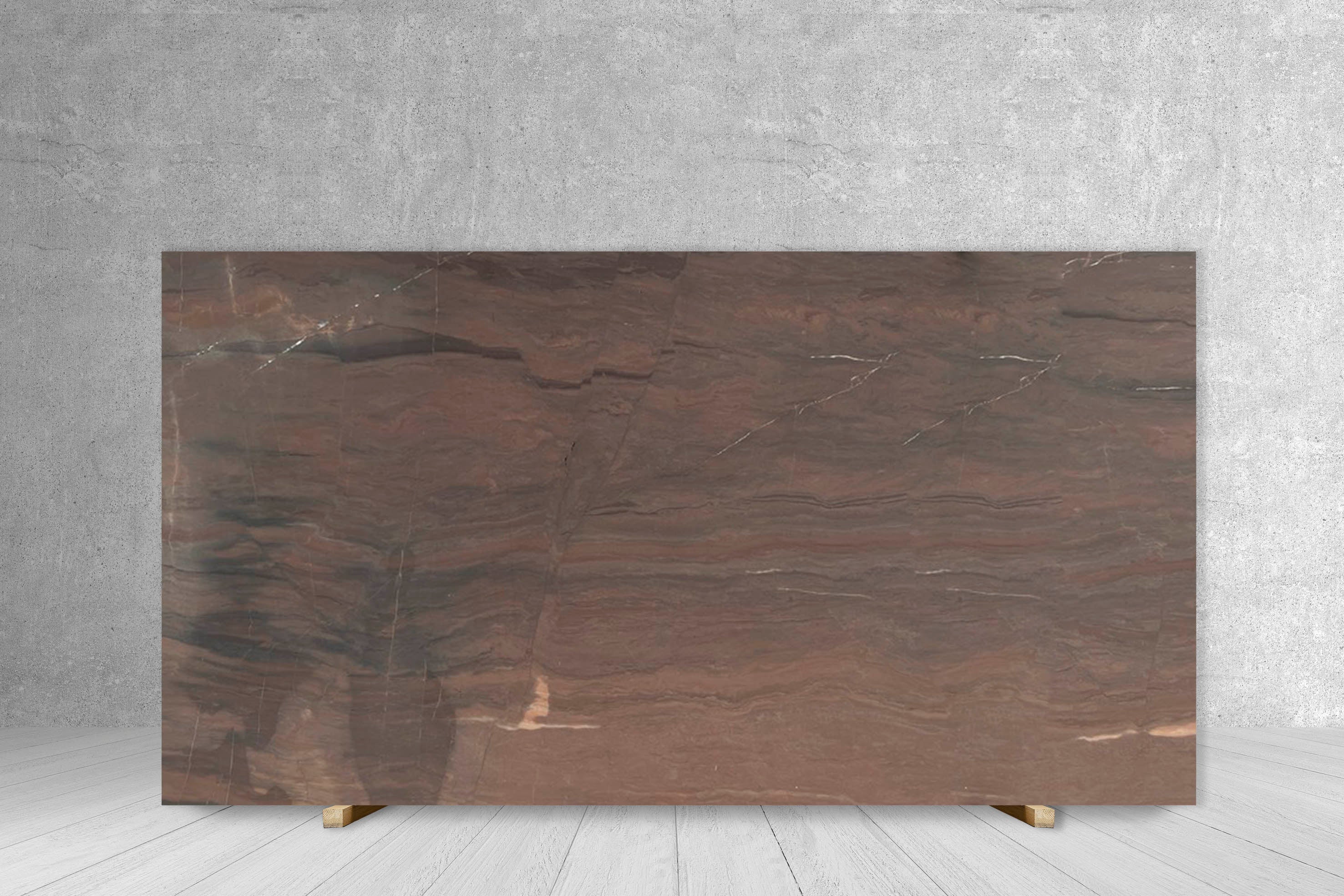 QUARTZITE DUETTO LEATHER FINISH LEATHER SLAB 3/4 111 x 65 – Tilehouz