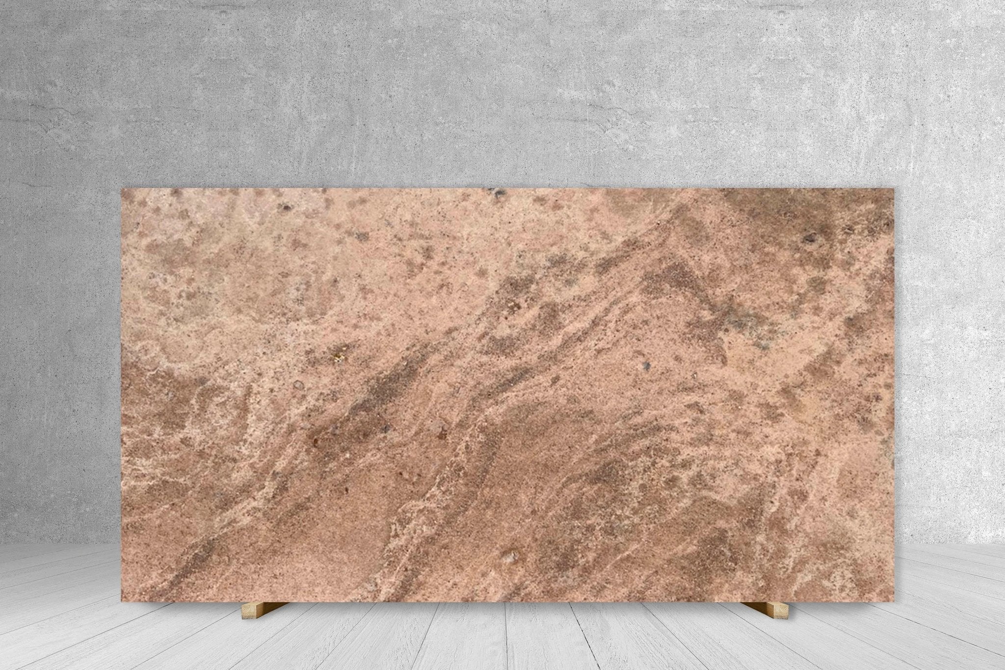 QUARTZITE GOLD LEATHER FINISH LEATHER SLAB 3/4 115 x 67 – Tilehouz