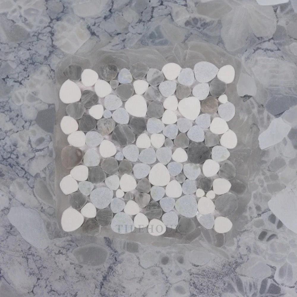 Aphrodite Blue Ocean 12 x 12 Marble Mosaic – Tilehouz