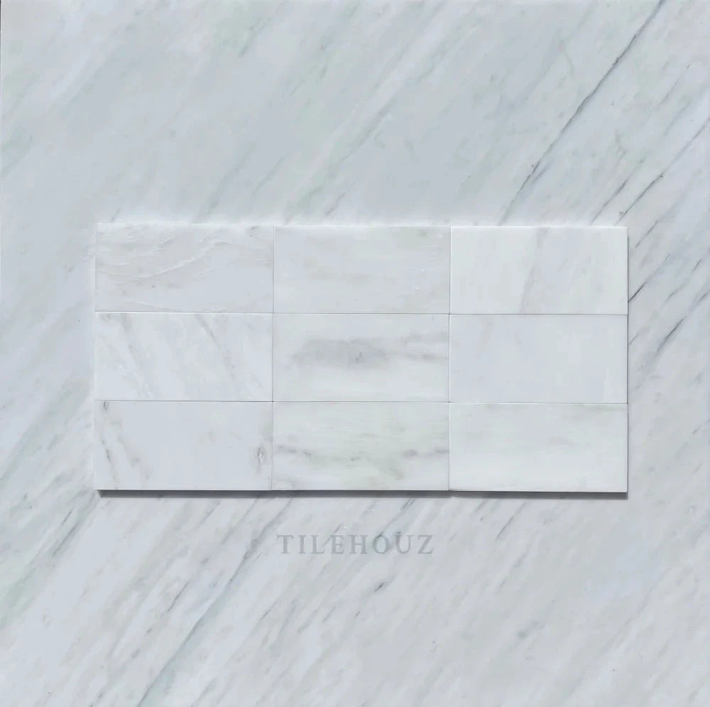 Asian Statuary Marble 3x6 Tile Polished&Honed – Tilehouz