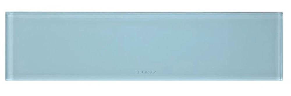 Lucy Teal 4 x 16 Glass Tile – Tilehouz
