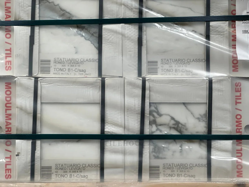Statuary Premium Italian Marble 12x12 Tile Polished&Honed – Tilehouz