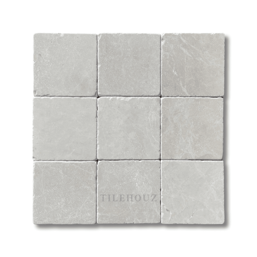 Botticino Beige Marble 4x4 Tumbled Tile – Tilehouz